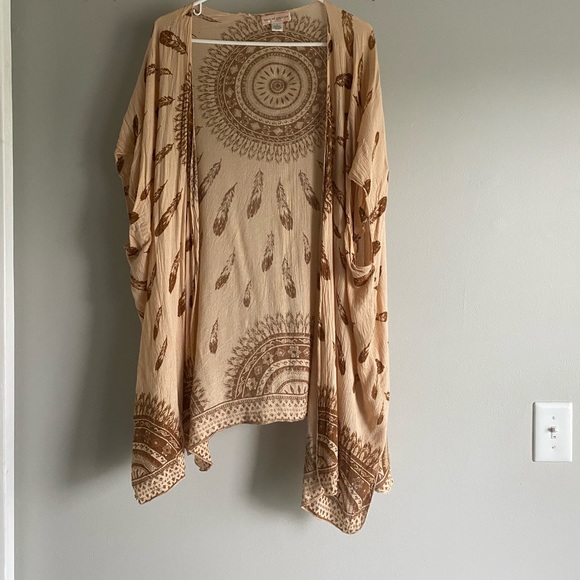 Band of Gypsies | Tops | Feather Cover Up | Poshmark